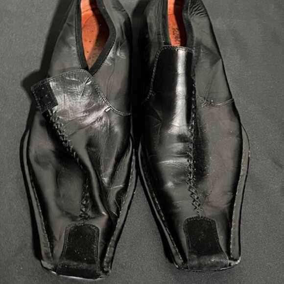 Robert Wayne | Shoes | Robert Wayne Mens Black Slip On Square Toe Shoes ...